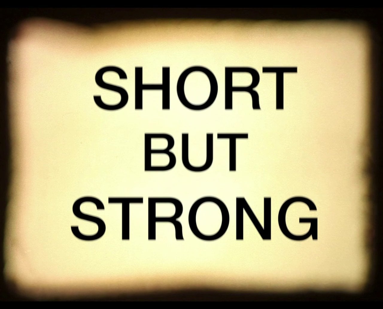 RECENT - SHORT BUT STRONG on Vimeo