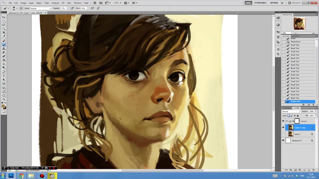 self portrait process on Vimeo