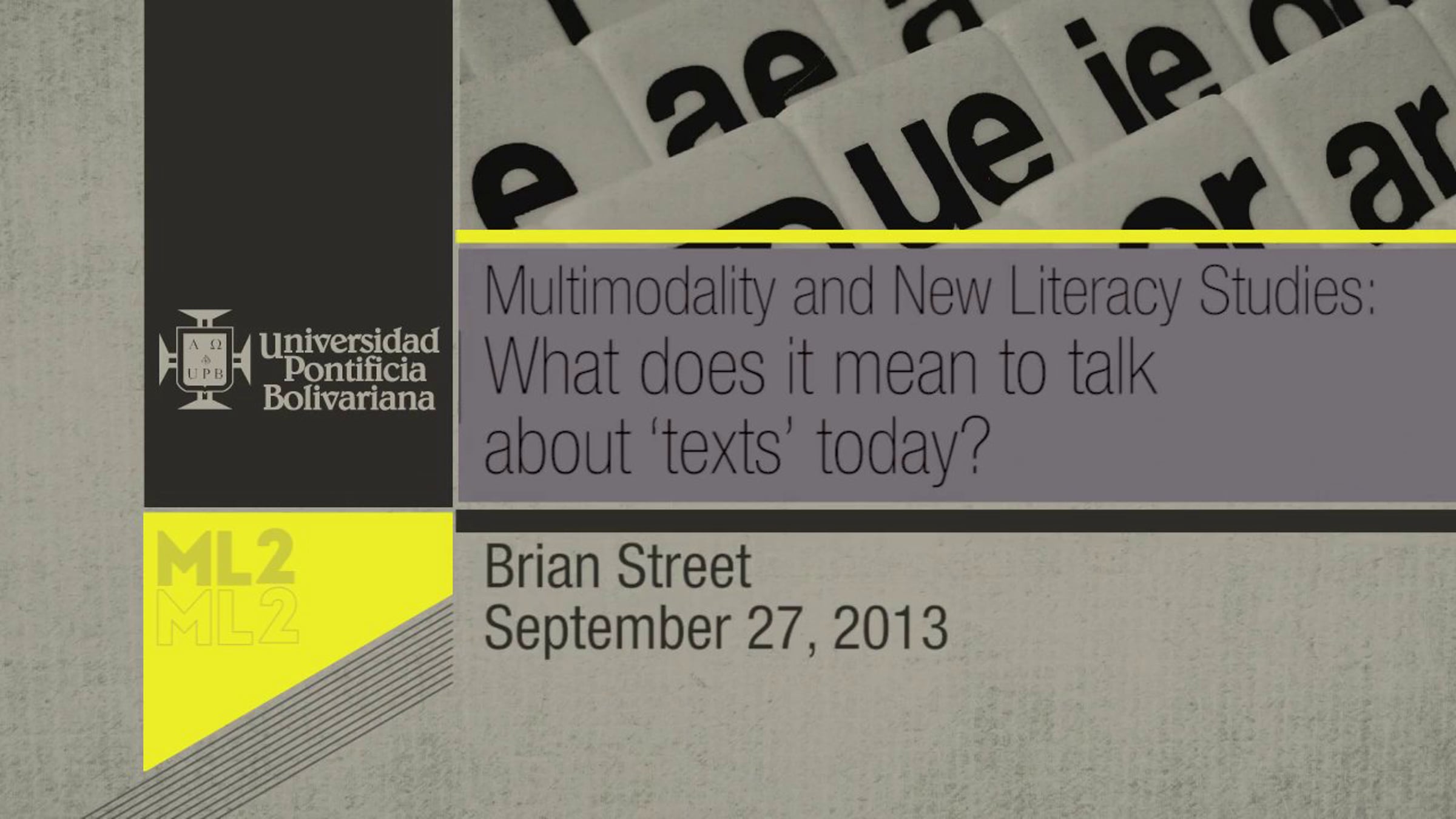 Multimodality and New Literacy Studies: ¿What does it mean to talk ...