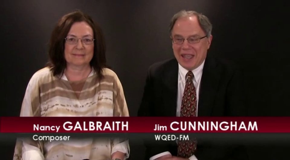 Composer Nancy Galbraith discusses the March 21 & 23, 2014 Pittsburgh ...