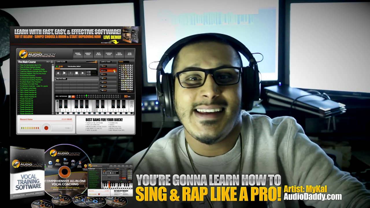 AudioDaddy Vocal Training Software Demo on Vimeo