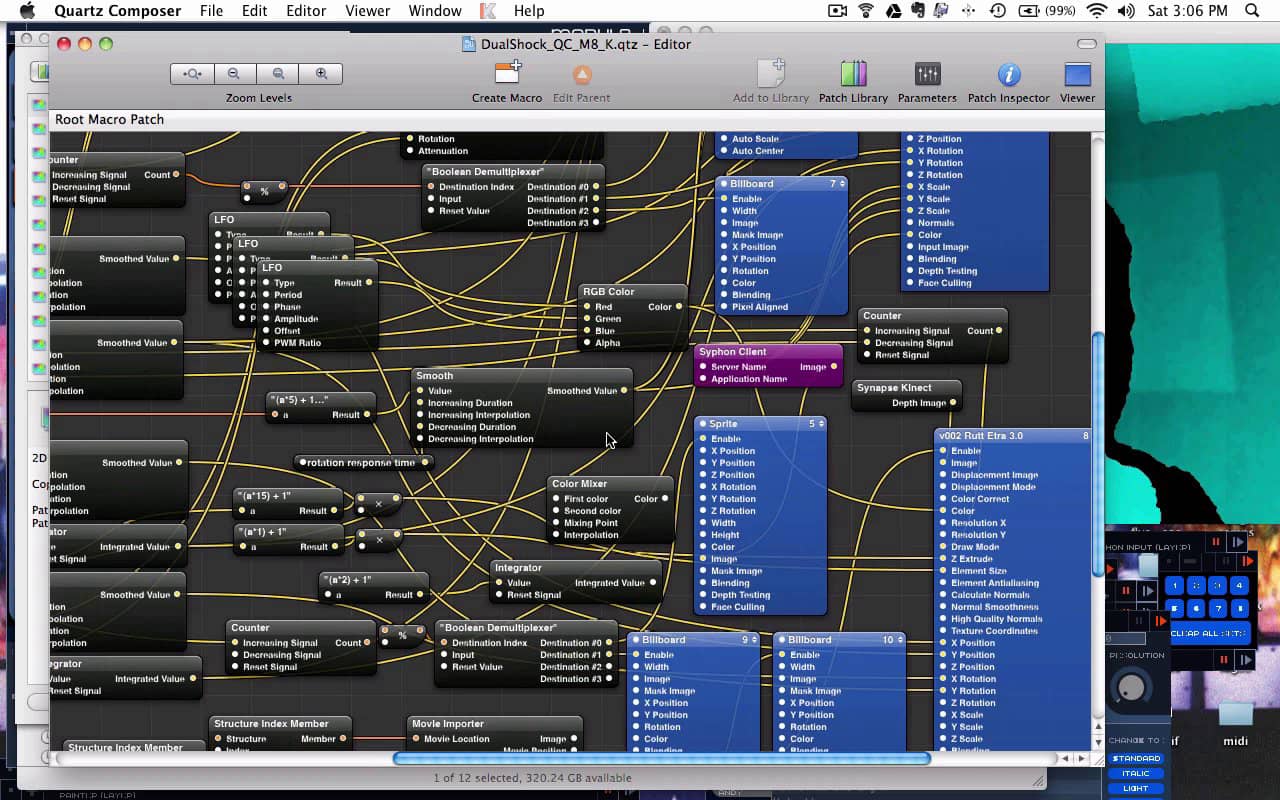 Dualshock QC + MadMapper + M8 + Kinect + Model Loader Tutorial on Vimeo