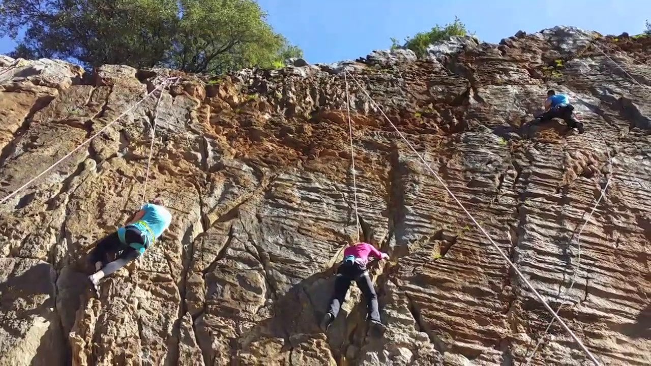 Maria Frye Climbing at Auburn Quarry on Vimeo