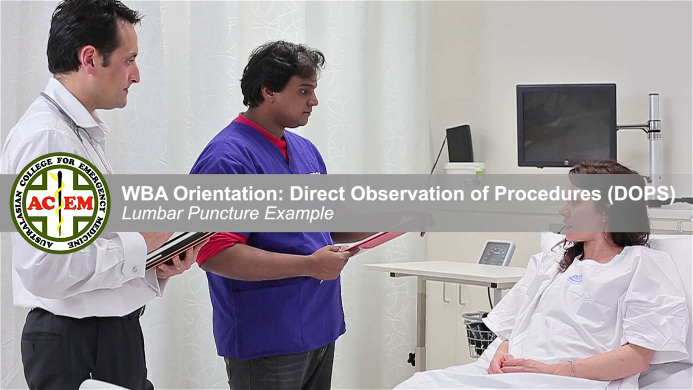 WBA Orientation: Direct Observation of Procedures (DOPS) - Lumbar ...