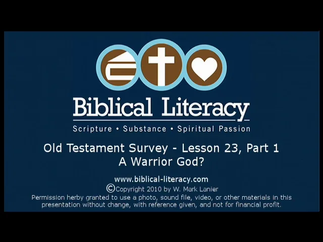 OTS 23.1 OTS A Warrior God? Part 1 (edited for time)