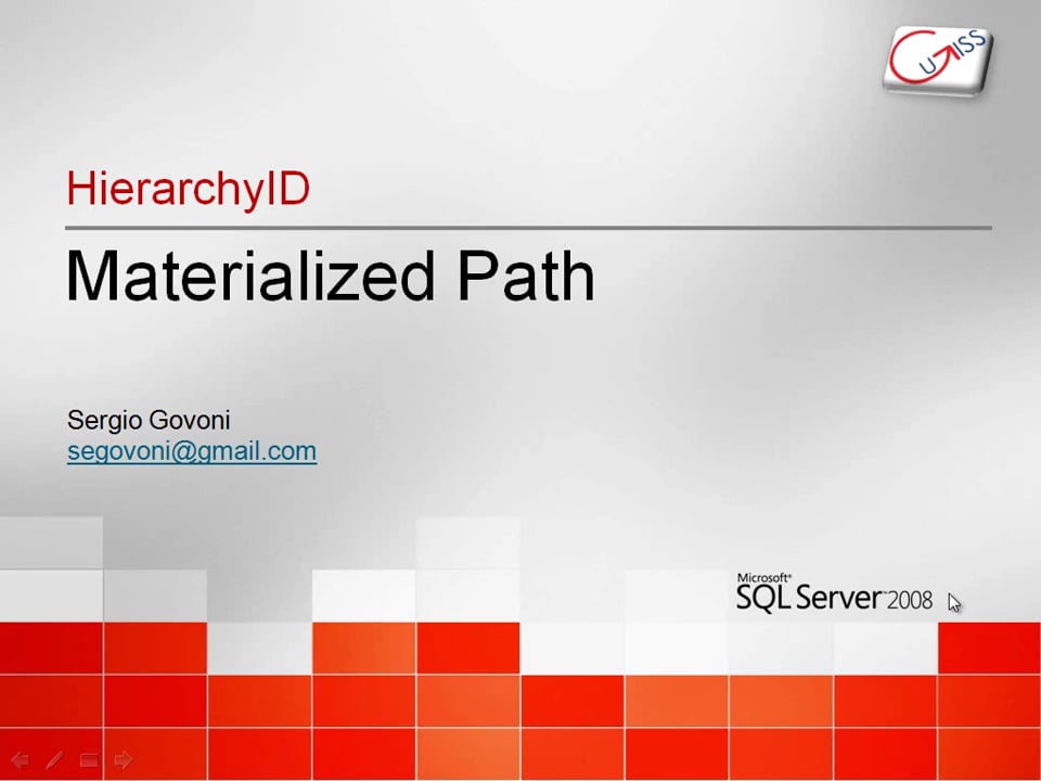 HierarchyID Data Type - Materialized Path on Vimeo