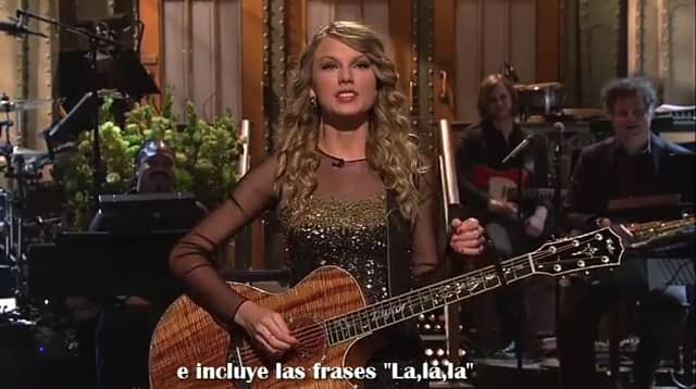 SNL - Taylor Swift Monologue on Vimeo