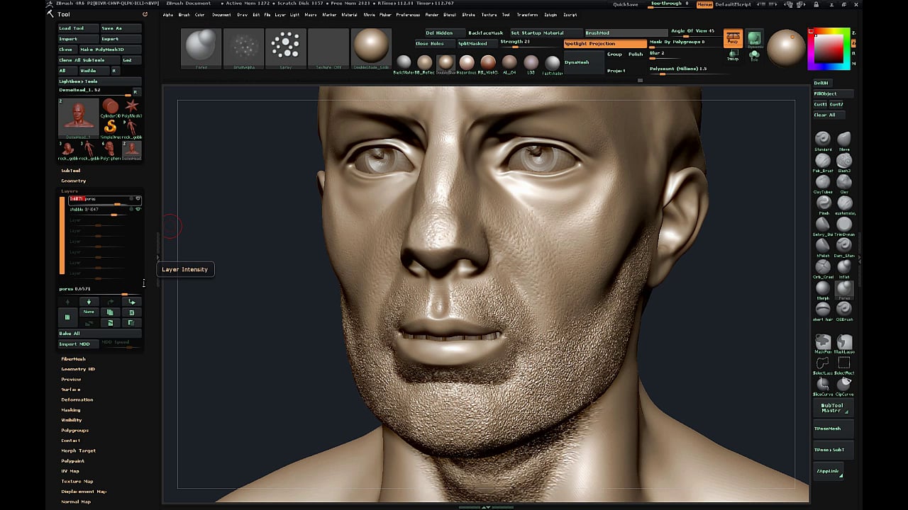 Skin using morph targets on Vimeo