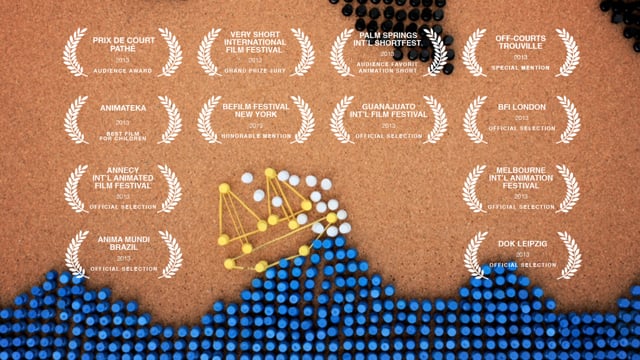 Clever Stop-Motion Film Uses Rubber Bands and Push Pins - Neatorama