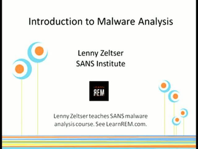 Introduction to Malware Analysis on Vimeo