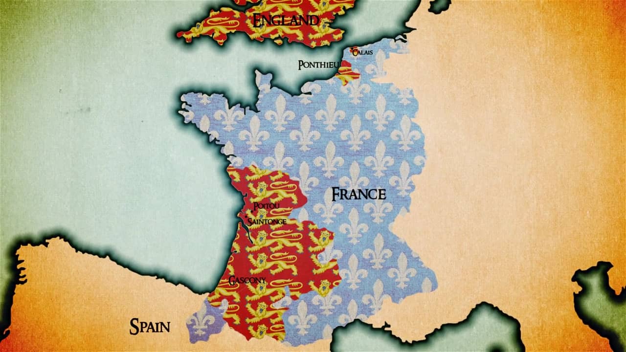 Chivalry and Betrayal: The Hundred Years War - Maps on Vimeo