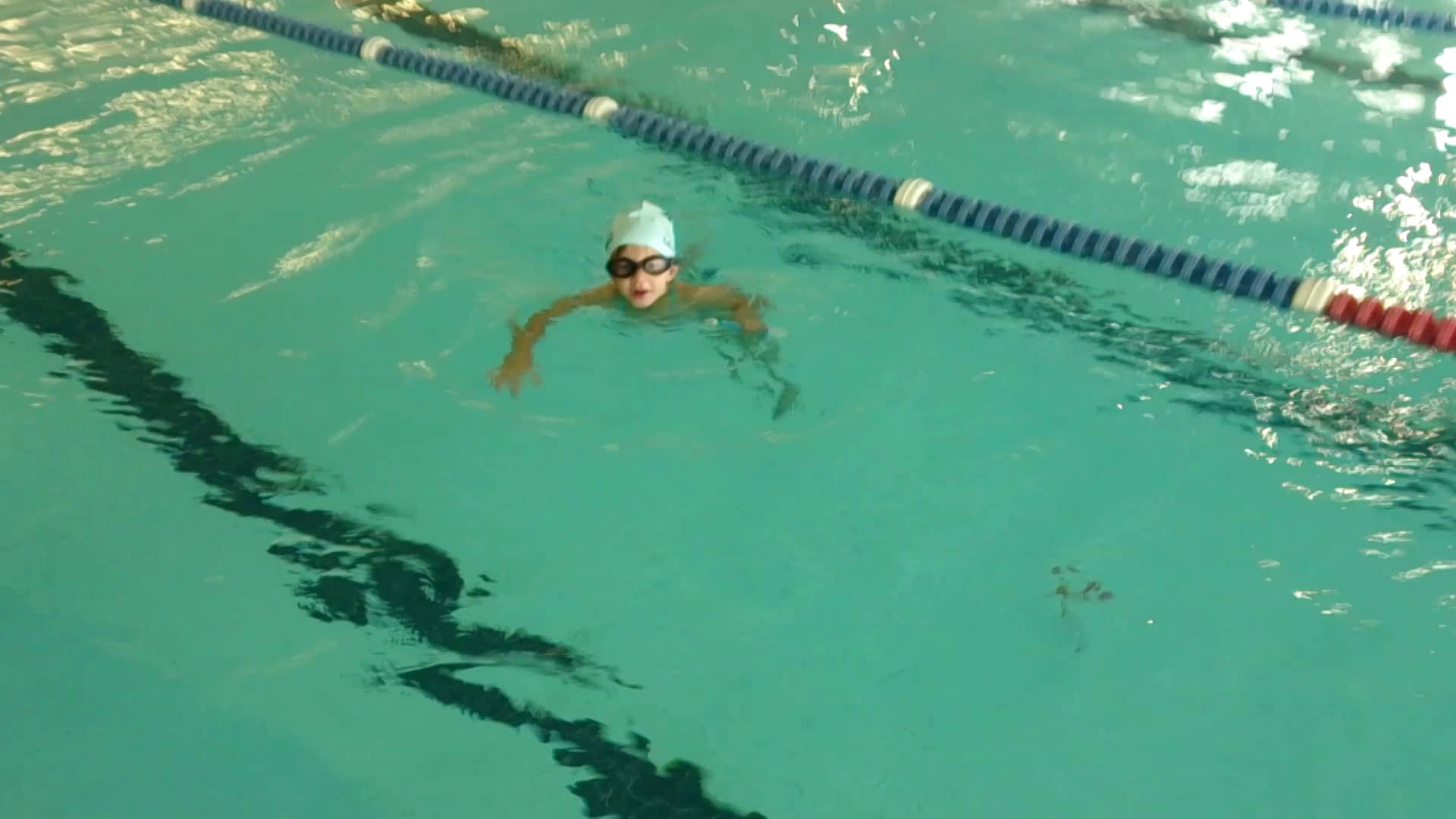 Jessica swimming lessons this morning on Vimeo