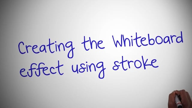 Creating a Whiteboard Effect With After Effects - Part 1 on Vimeo