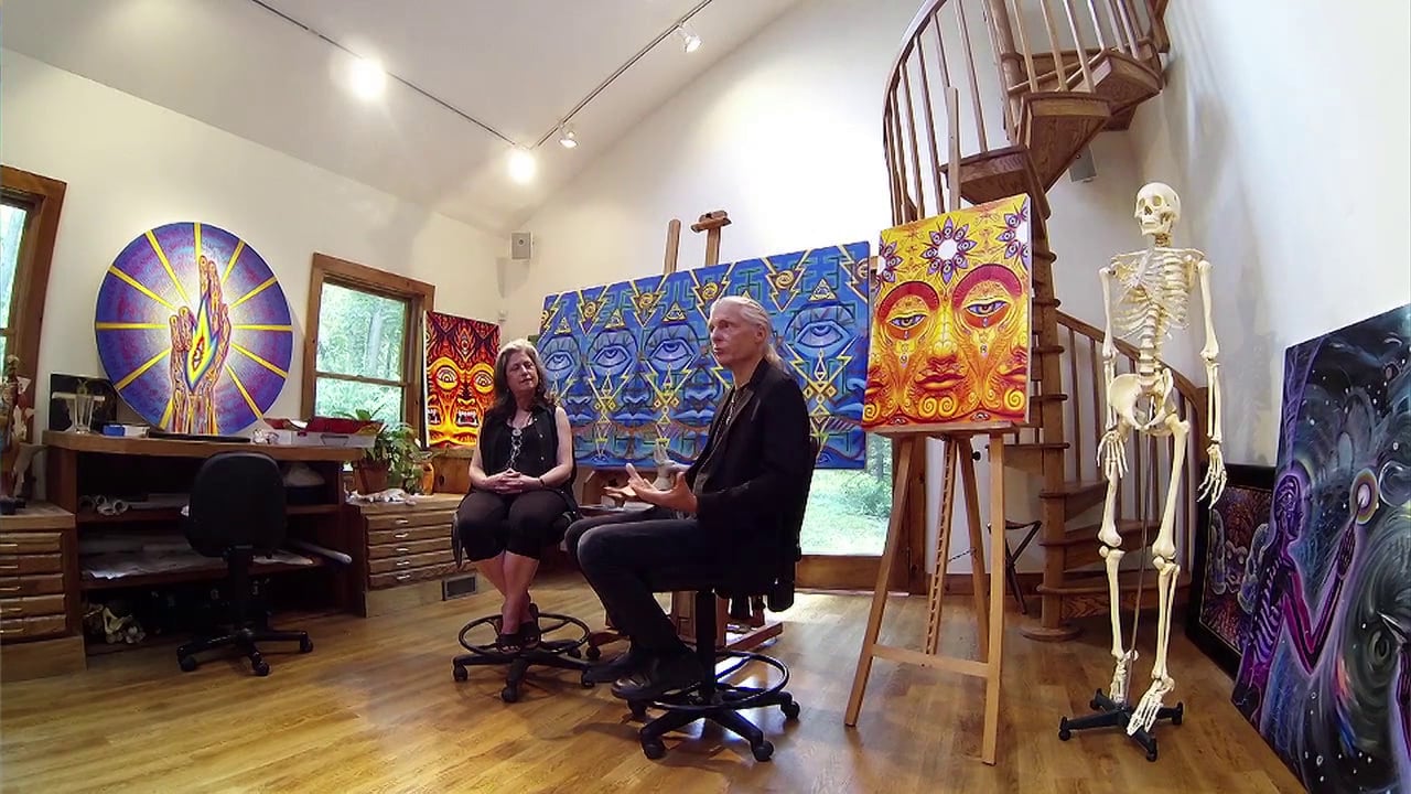CoSM: An Interview with Alex Grey & Allyson Grey part 3 of 4 on Vimeo
