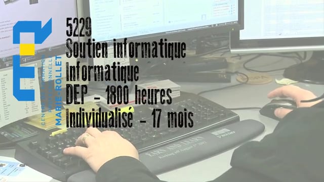 Formation en soutien informatique au CFP Marie-Rollet on Vimeo