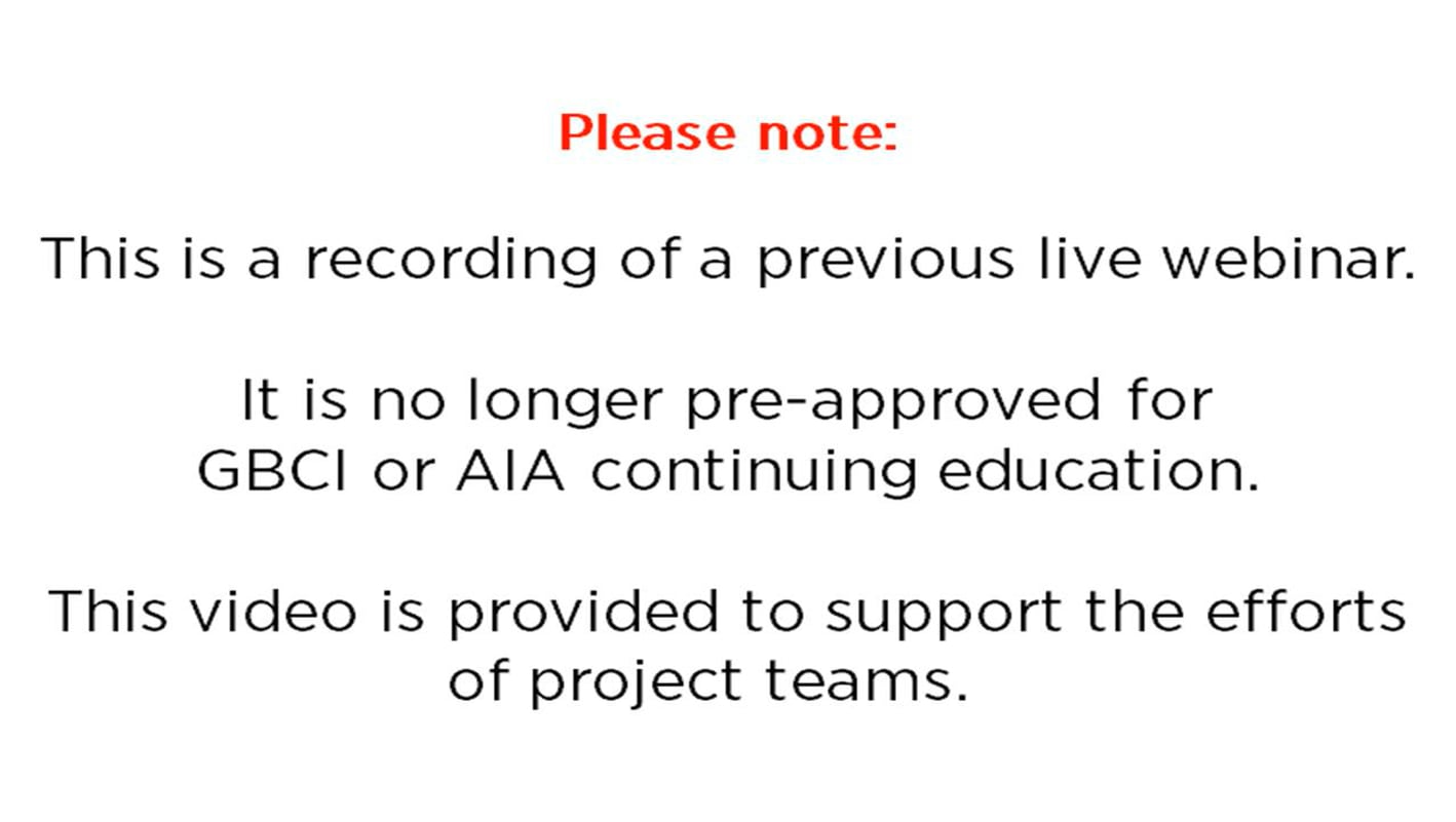 LEED Innovation & Pilot credits: Acoustics on Vimeo