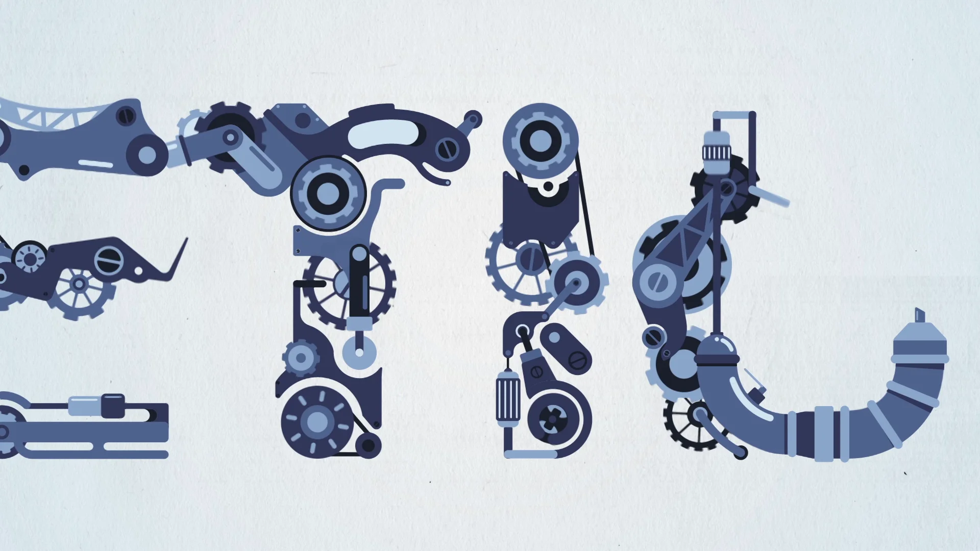 Kinetic motion graphic