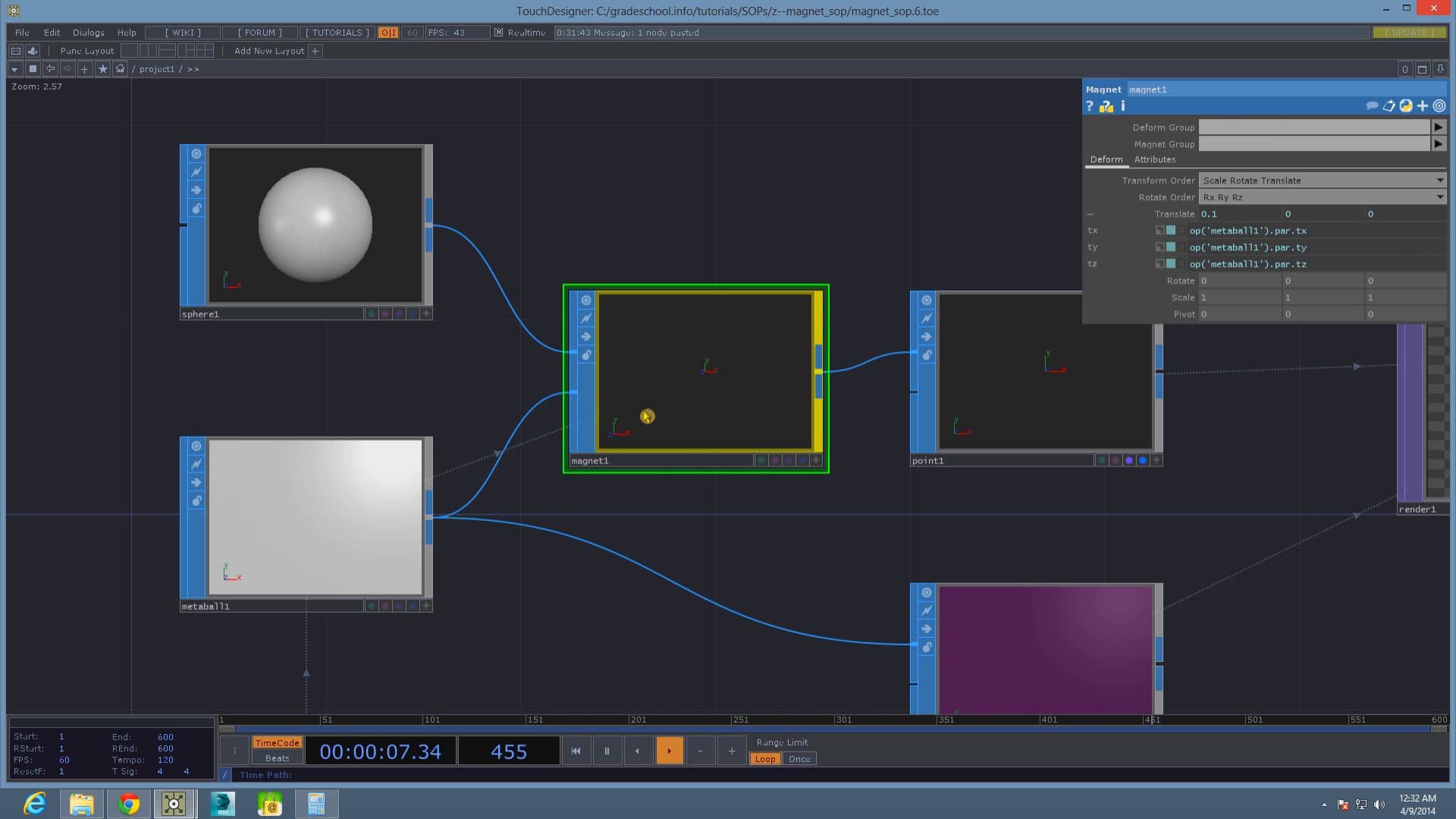 magnet SOP TouchDesigner 088 on Vimeo
