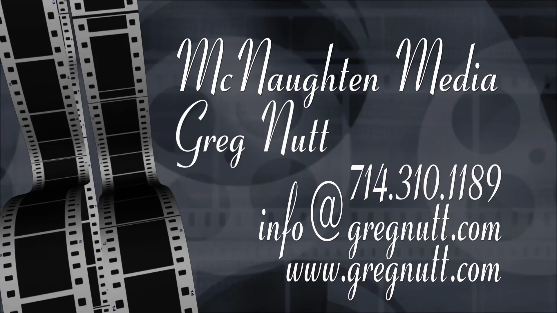 Greg Nutt Reel