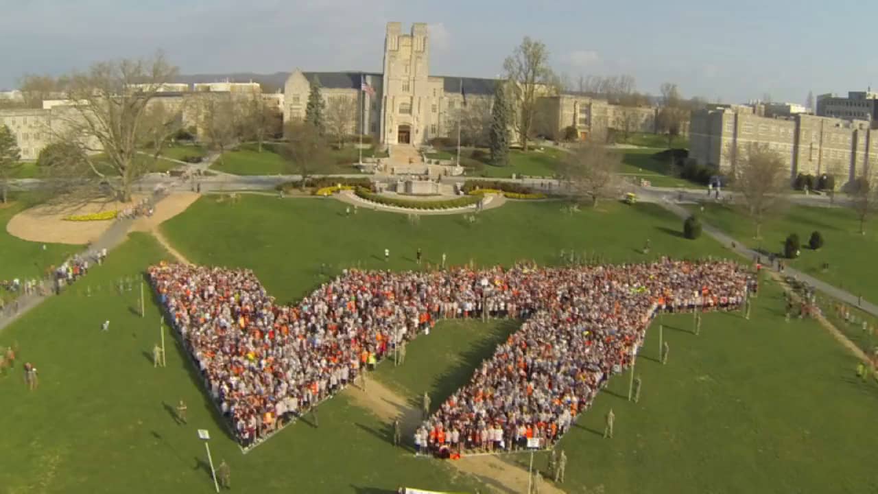 Run in Remembrance time-lapse - Virginia Tech on Vimeo