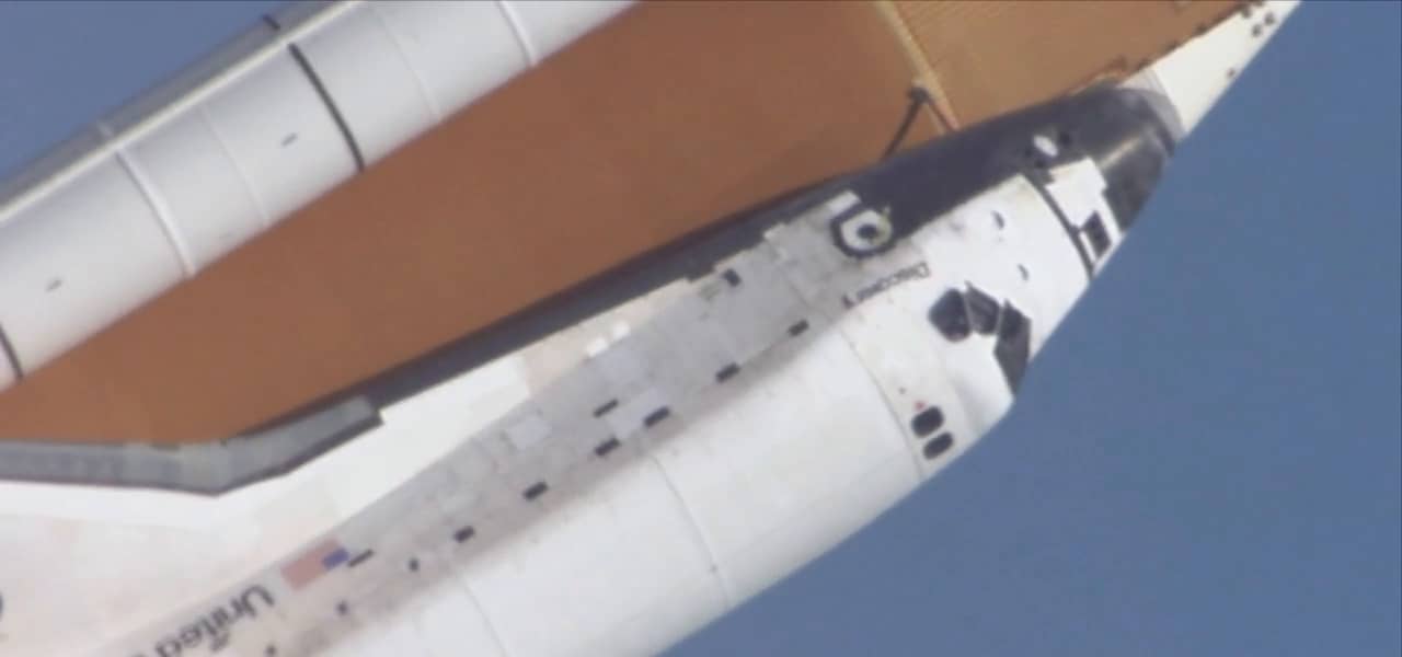 Space Shuttle Roll Maneuver on Vimeo