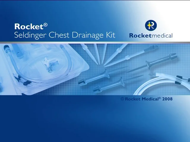 Rocket Medical Clinical Videos - Inserting Rocket® Seldinger Chest ...