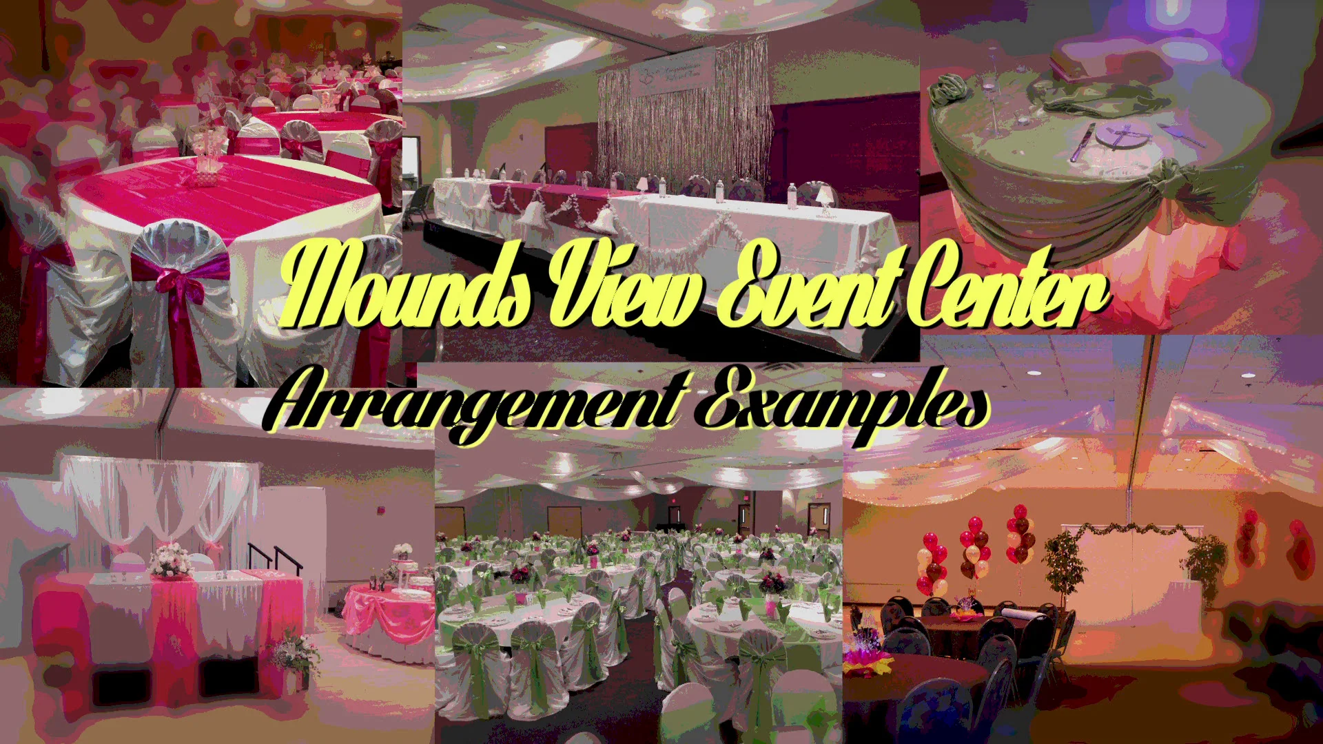 Mounds View Event Center - Arrangement Examples