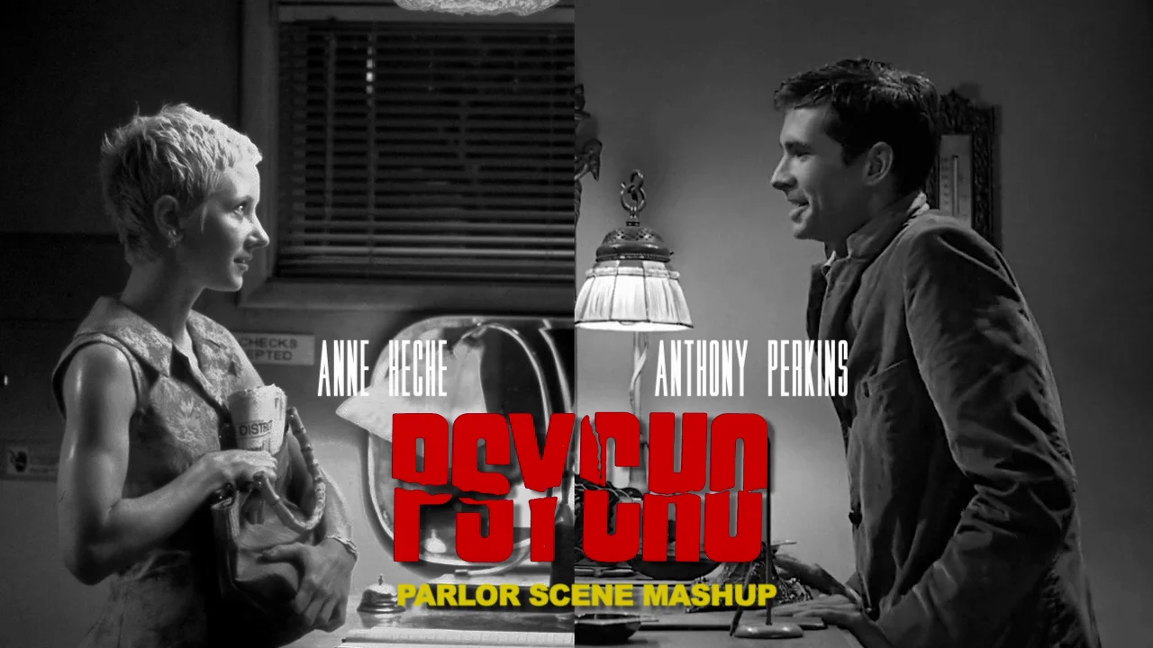 PSYCHO 1960/1998 "Parlor Scene"-Mashup - with Anthony Perkins & Anne Heche