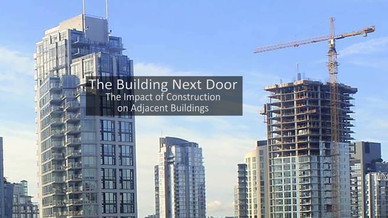 The Building Next Door: The Impact of Construction on Adjacent ...