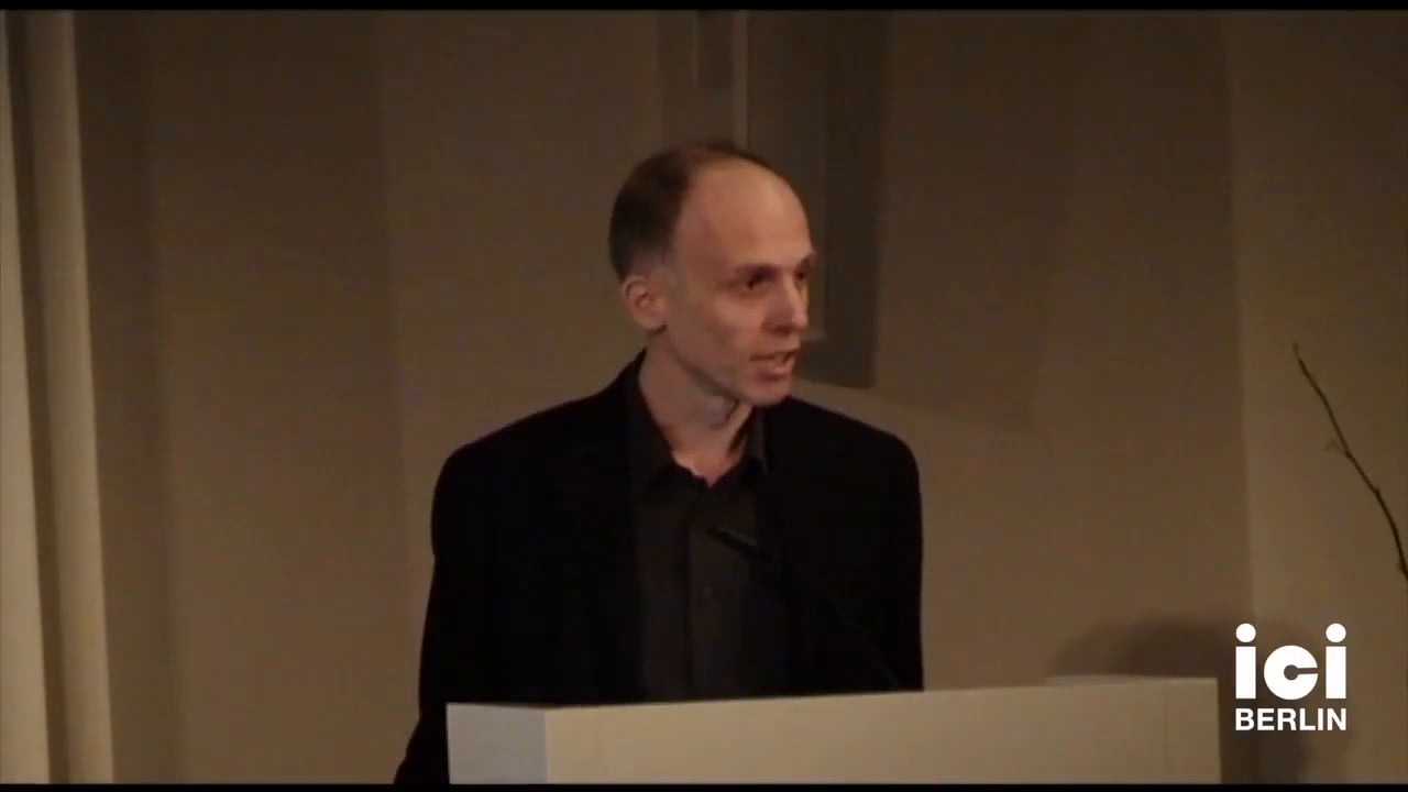 Michel Bitbol - ICI Berlin