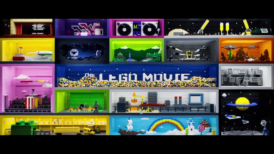 the Lego Movie titles