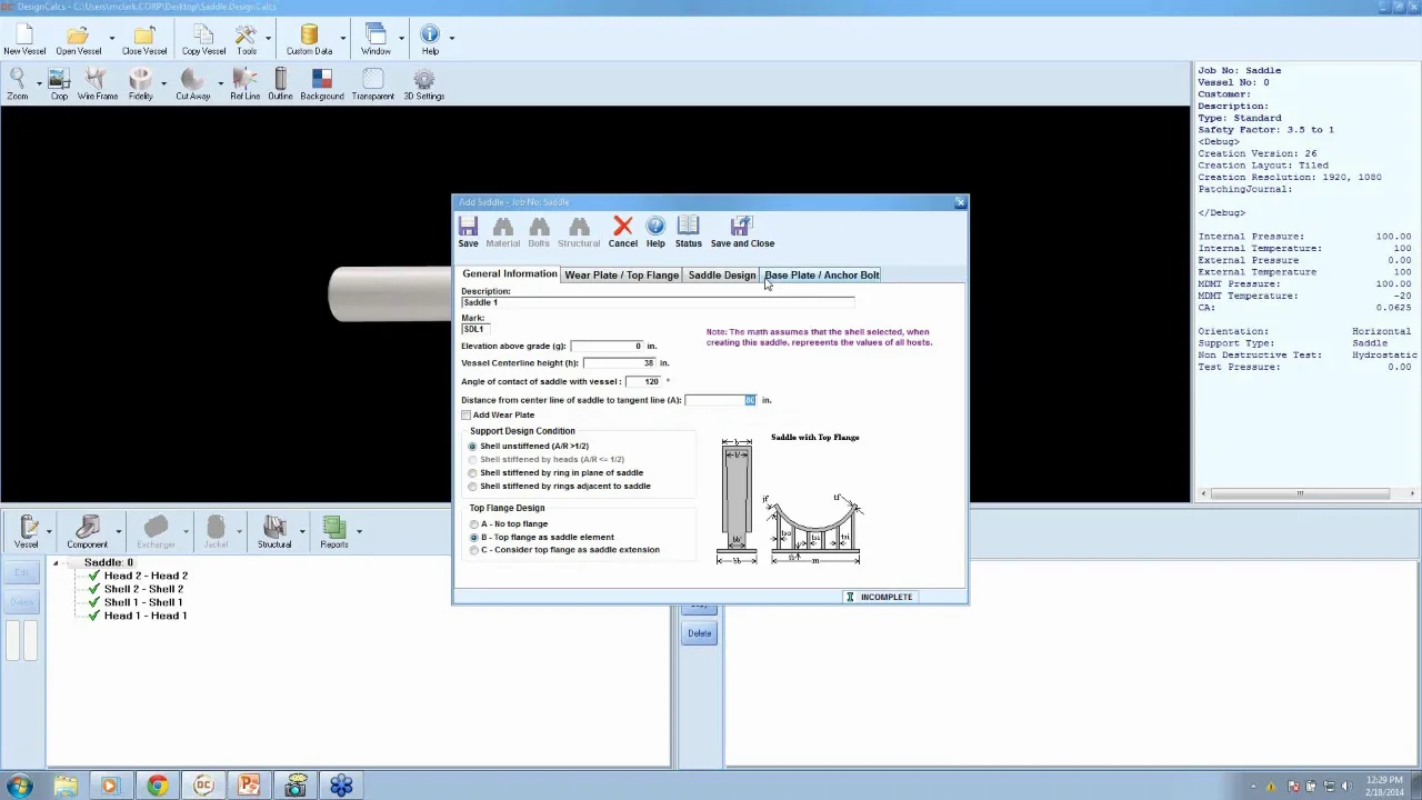 DesignCalcs Saddle (February 18, 2014)