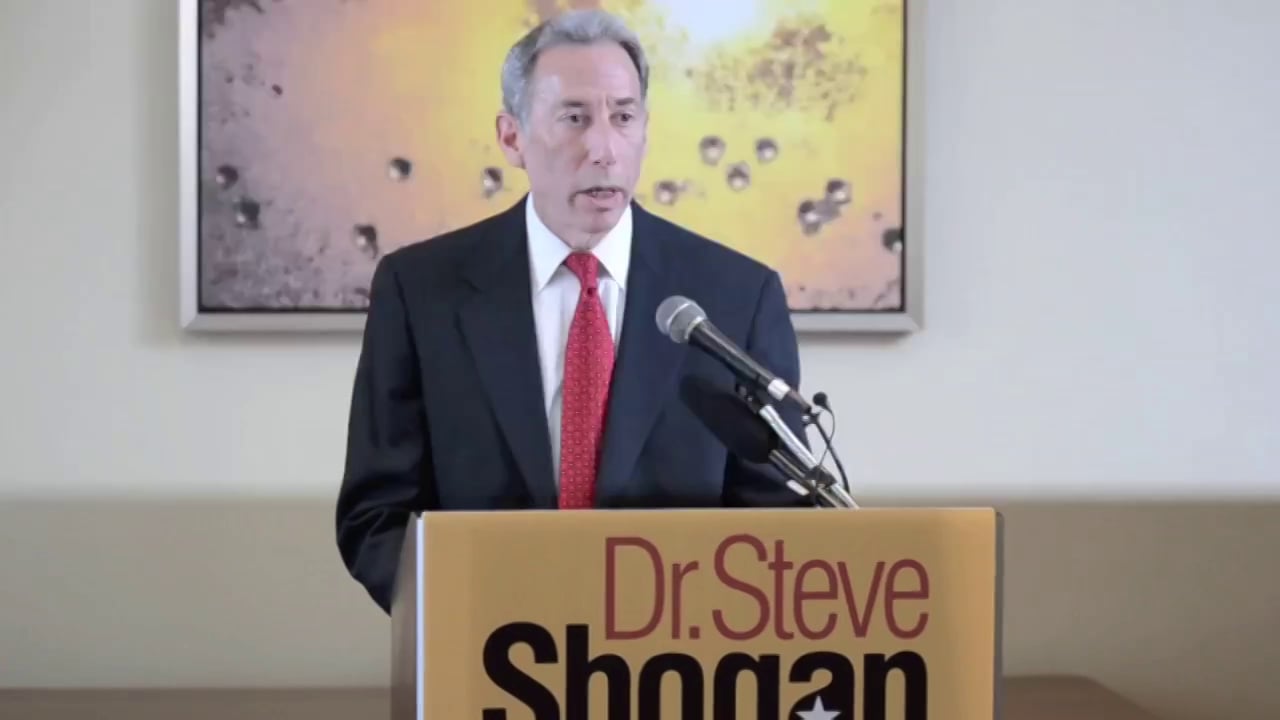Dr. Steve Shogan - Senate Announcement Speech on Vimeo