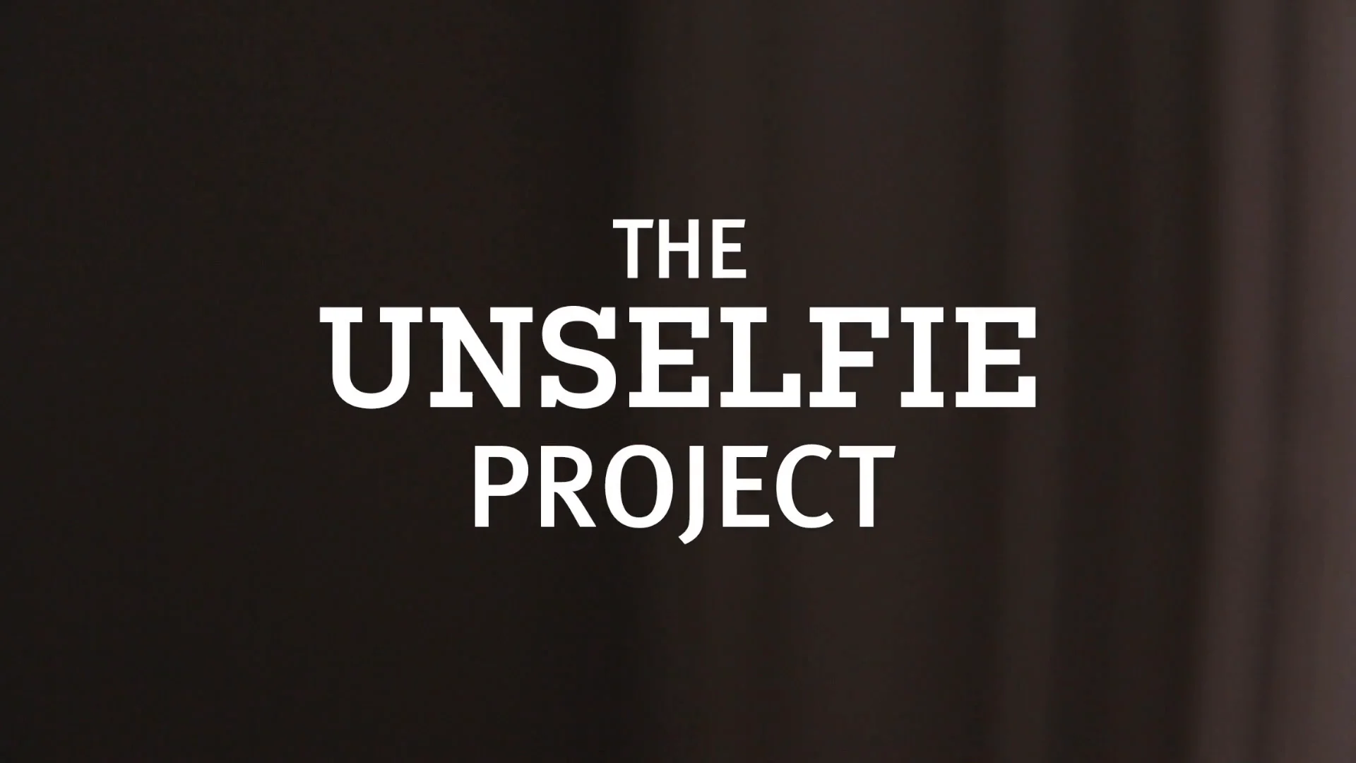 The Unselfie Project on Vimeo