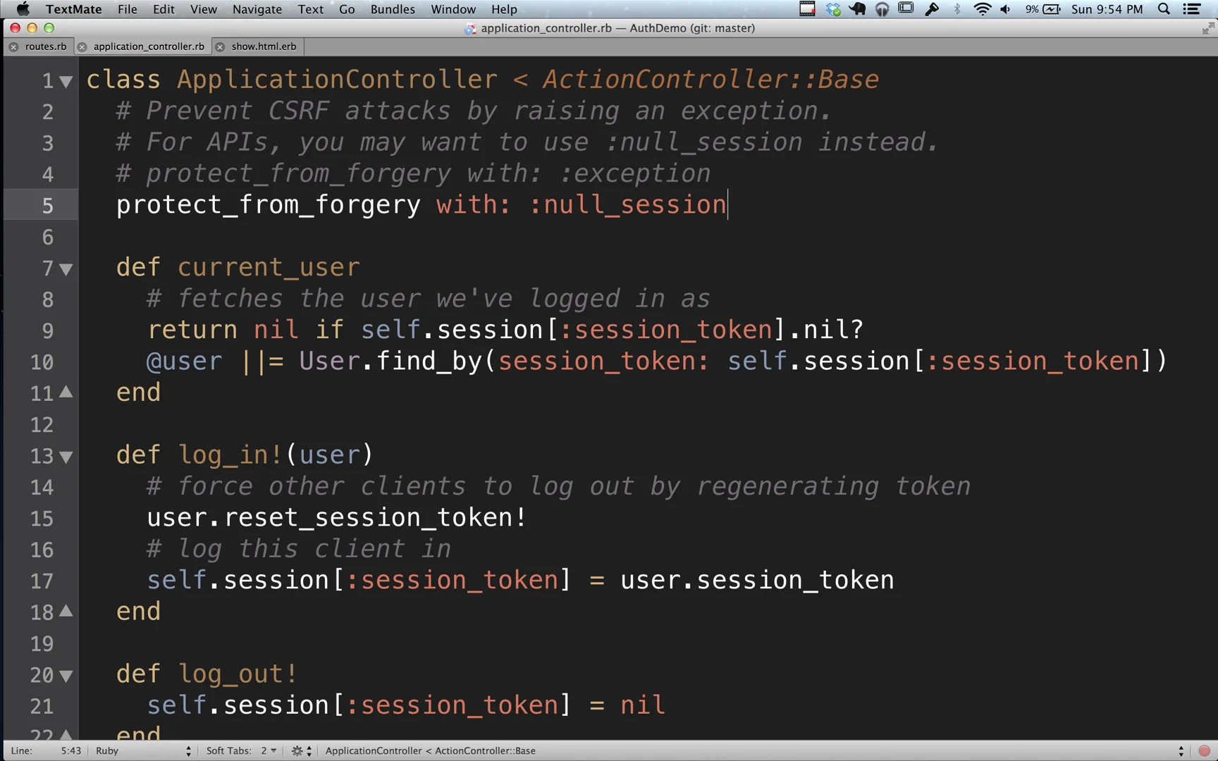auth-08: Rails CSRF Methods on Vimeo