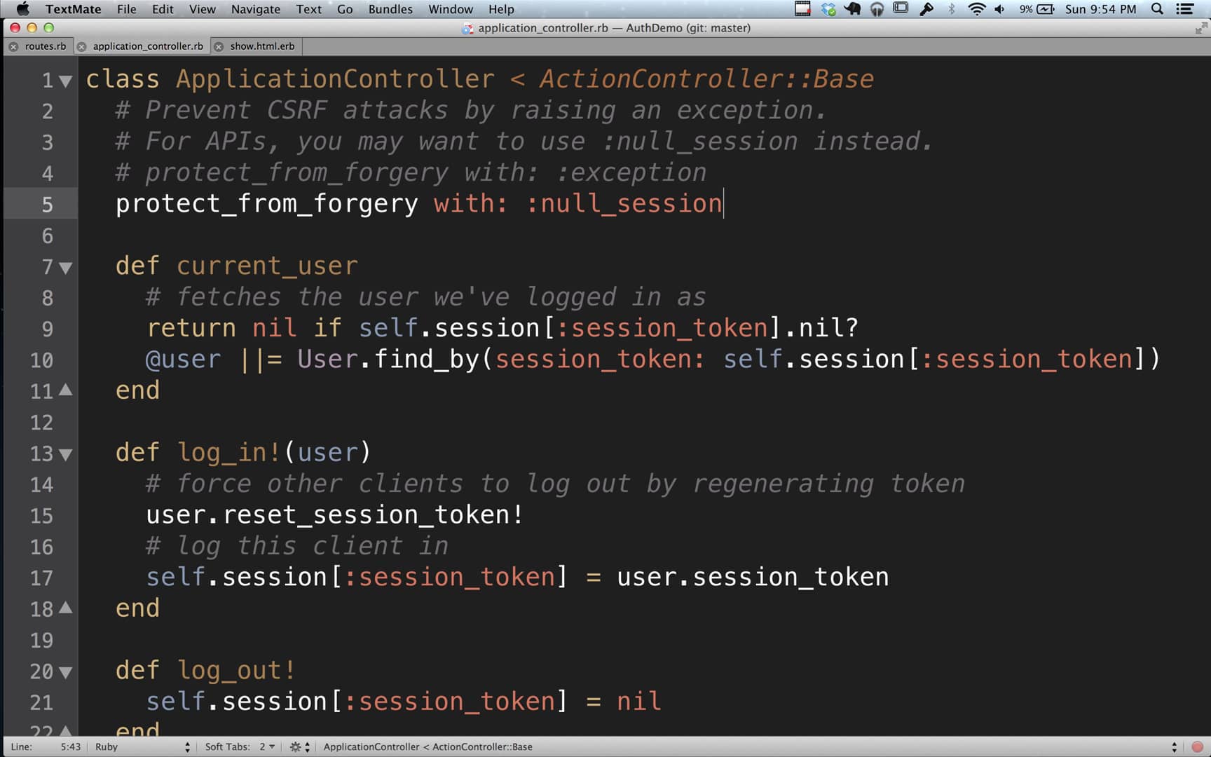 auth-08: Rails CSRF Methods on Vimeo