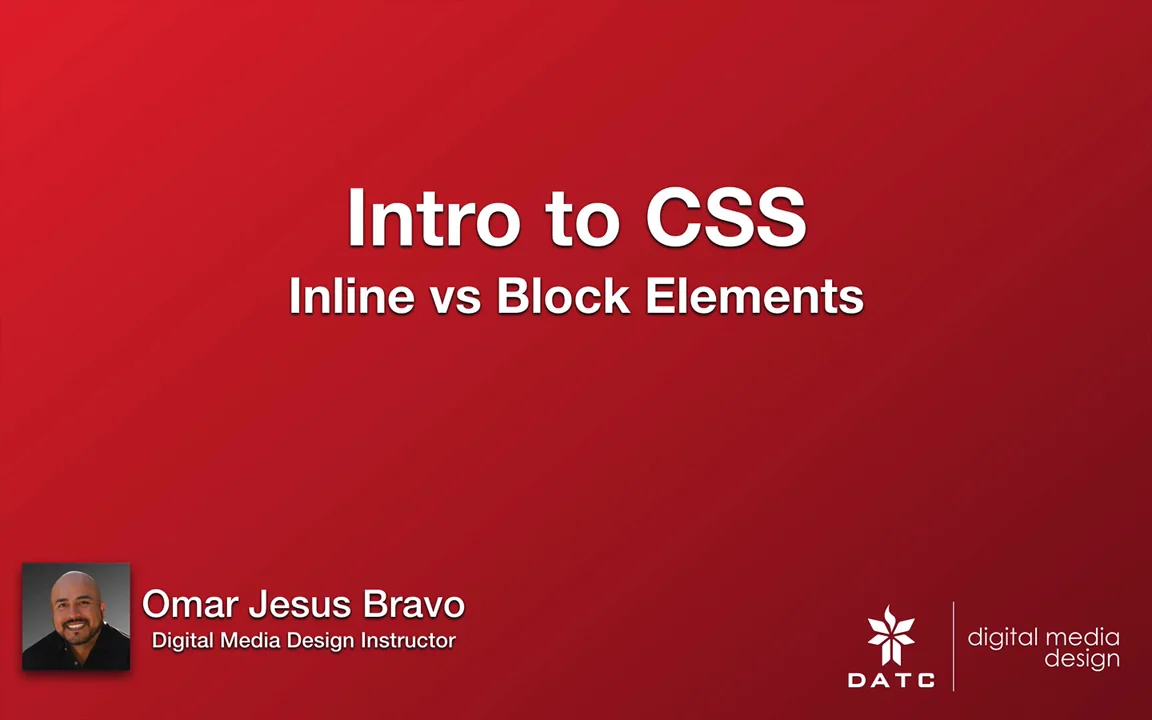 008 - Inline vs. Block Elements on Vimeo
