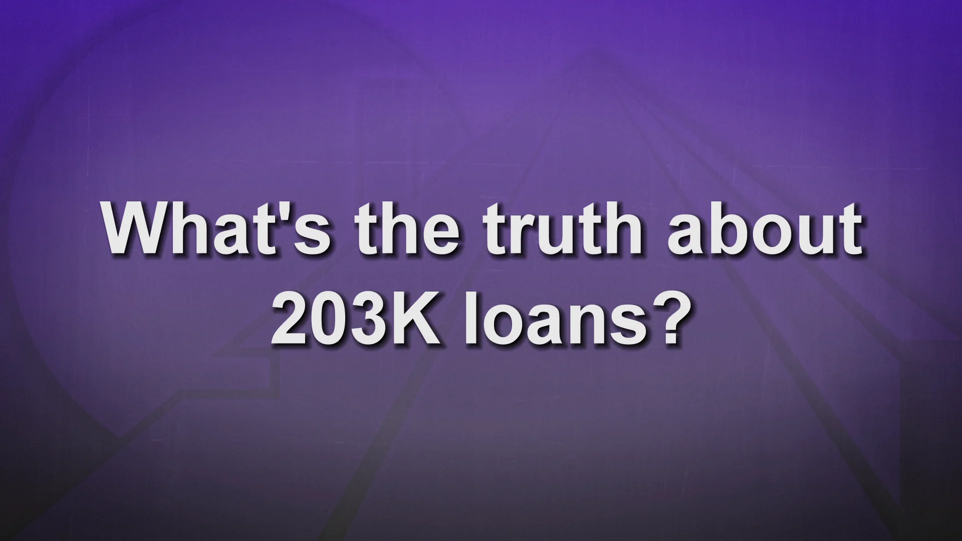 Alfreda Williams: The Truth About 203K Loans on Vimeo