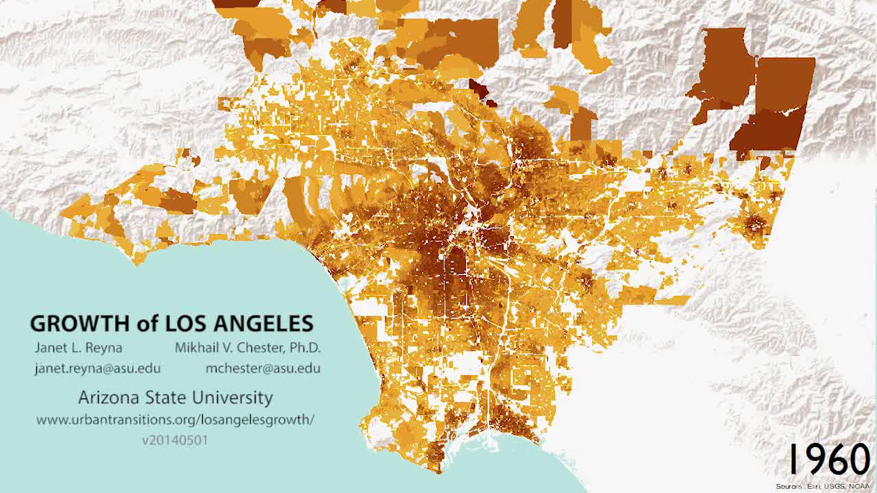 Historical Growth of Los Angeles on Vimeo