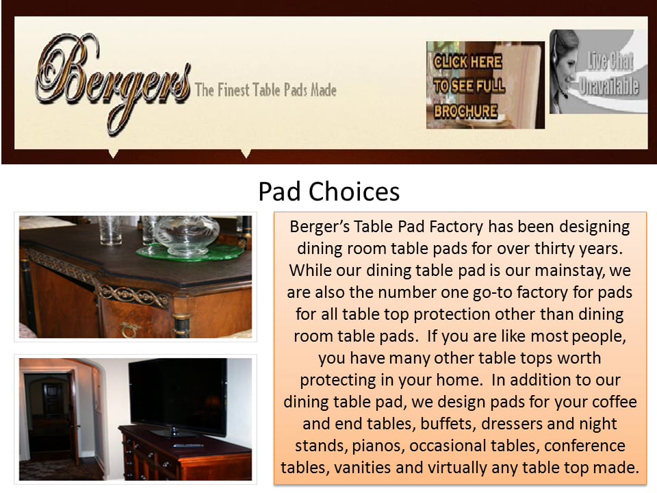 Table top covers By Bergers Table Pad Factory in Indiana on Vimeo