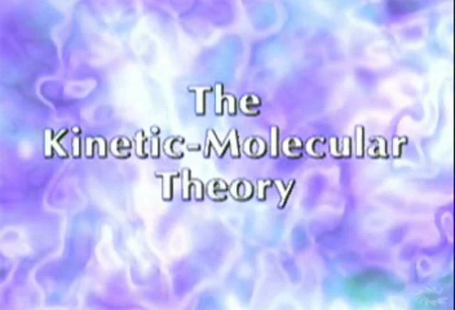 The Kinetic Molecular Theory