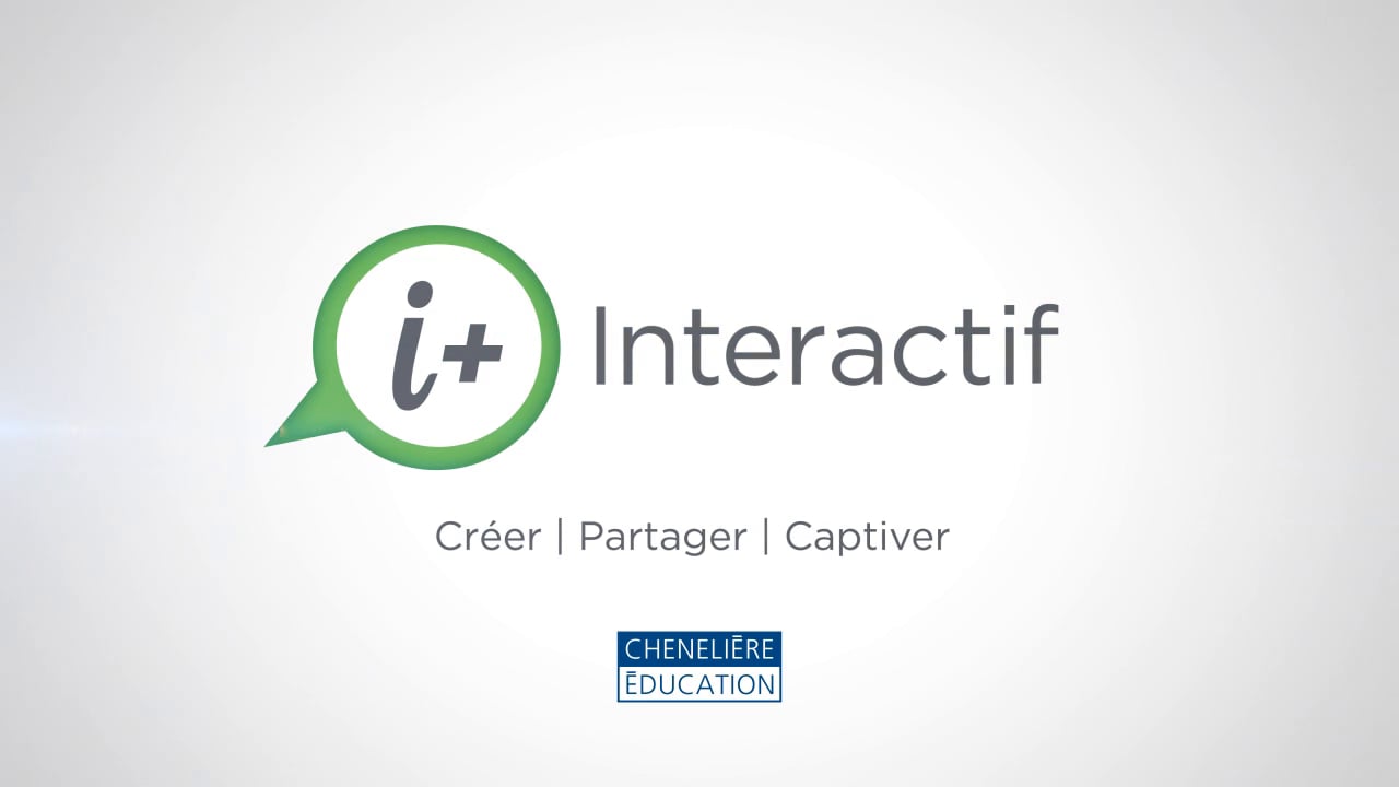 Plateforme i+ Interactif collégial et universitaire - Tour guidé de la ...