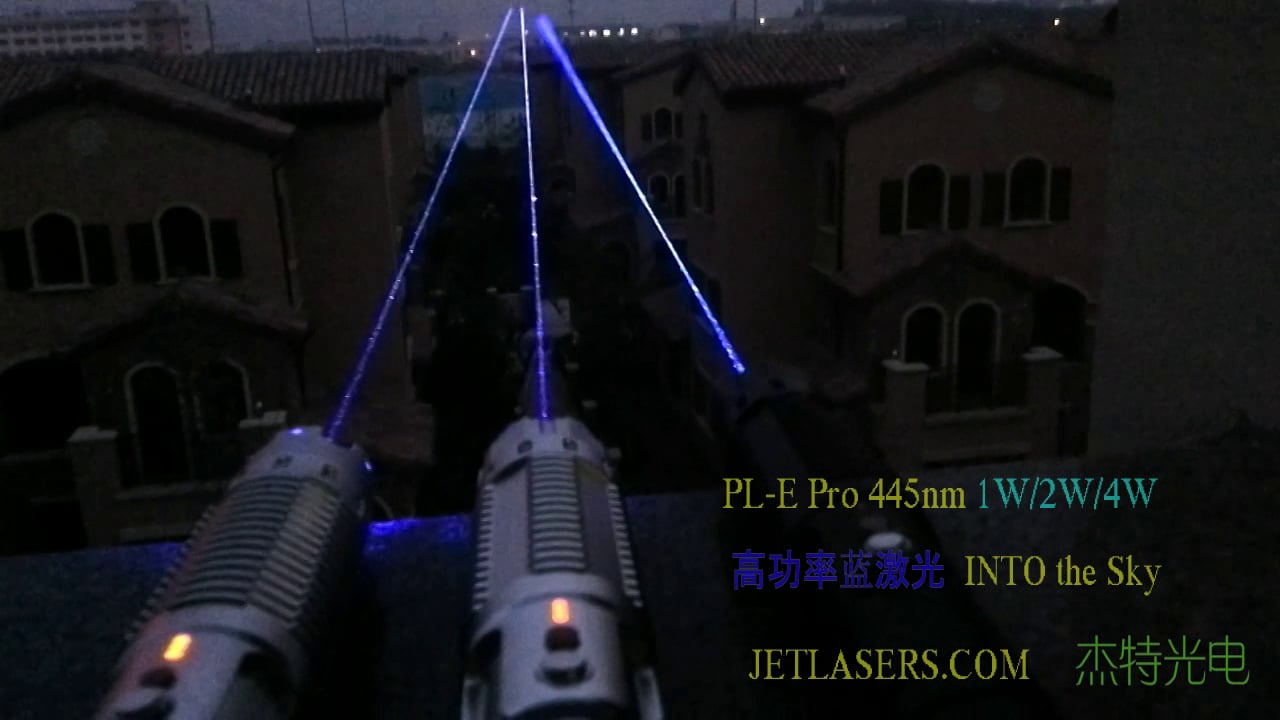 HIGH POWER LASERS JETLASERS PL E PRO 532nm green, 445nm Blue Laser BEAM ...