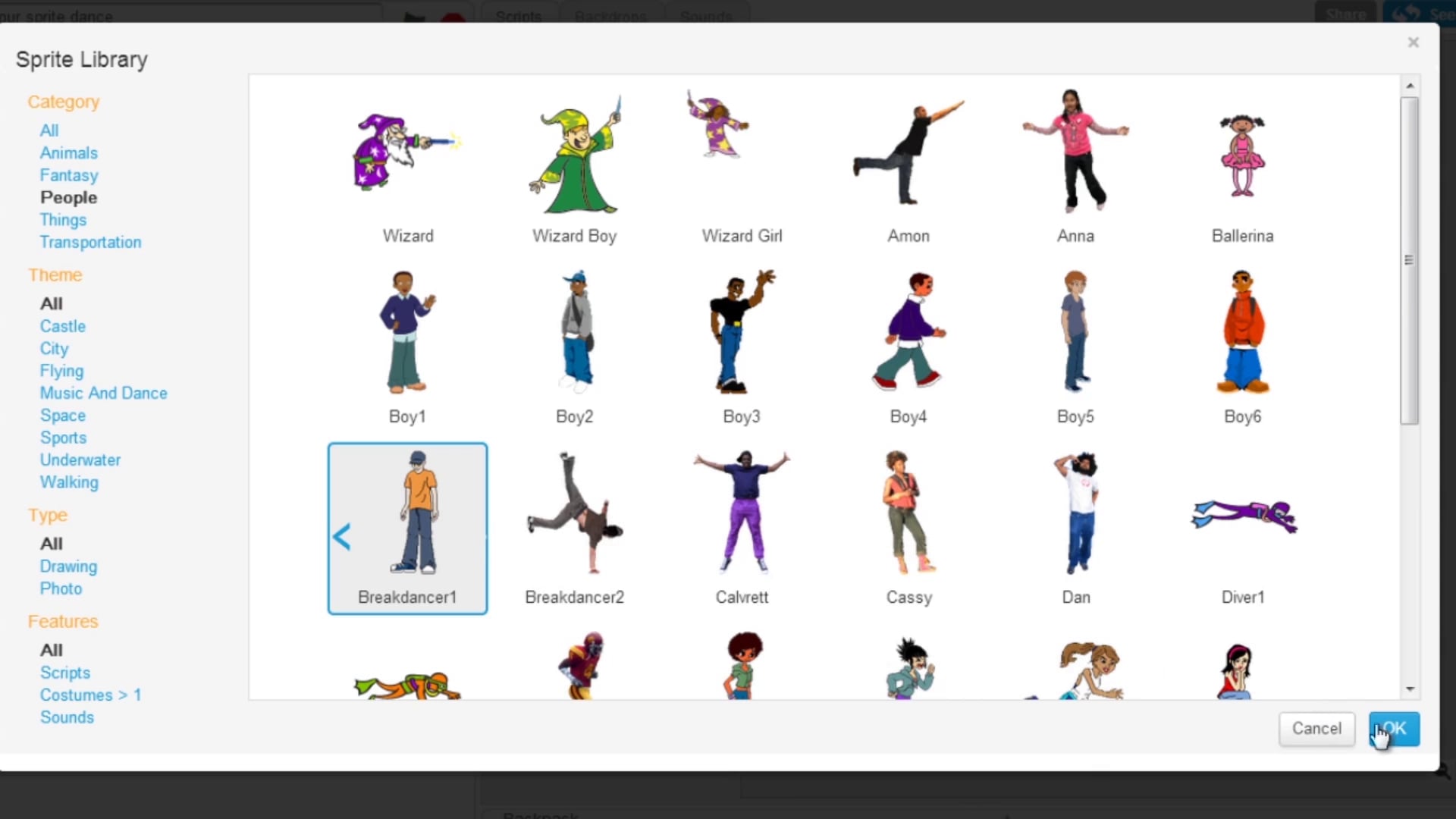 Scratch2.0 Making a sprite dance to music on Vimeo