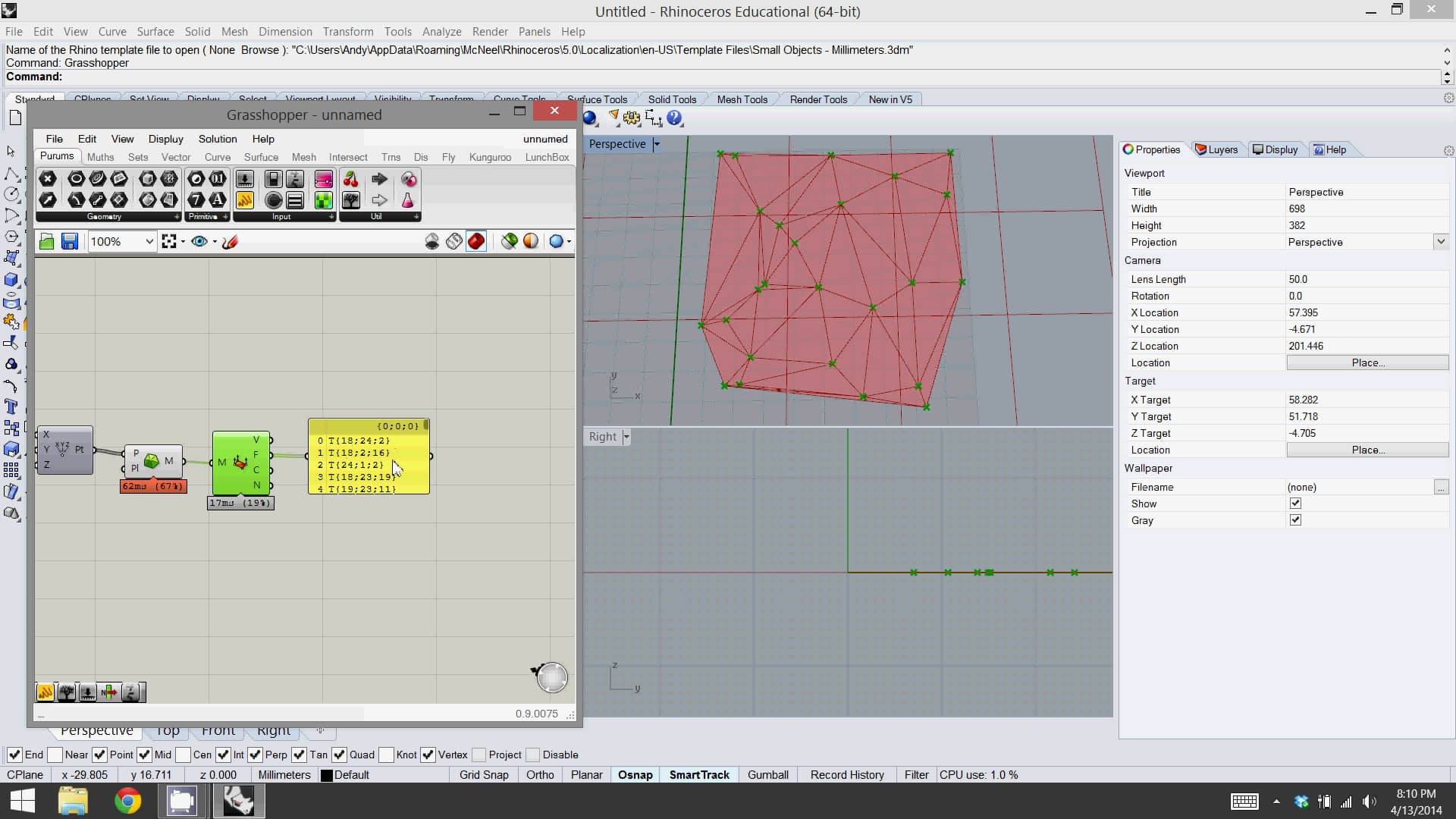 grasshopper mesh faces to mesh surfaces on Vimeo