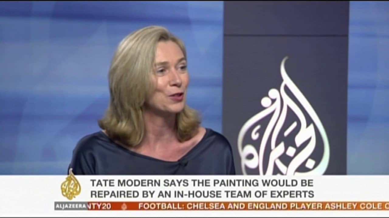 Julia Nagle talks about restoring damaged Rothko painting. on Vimeo