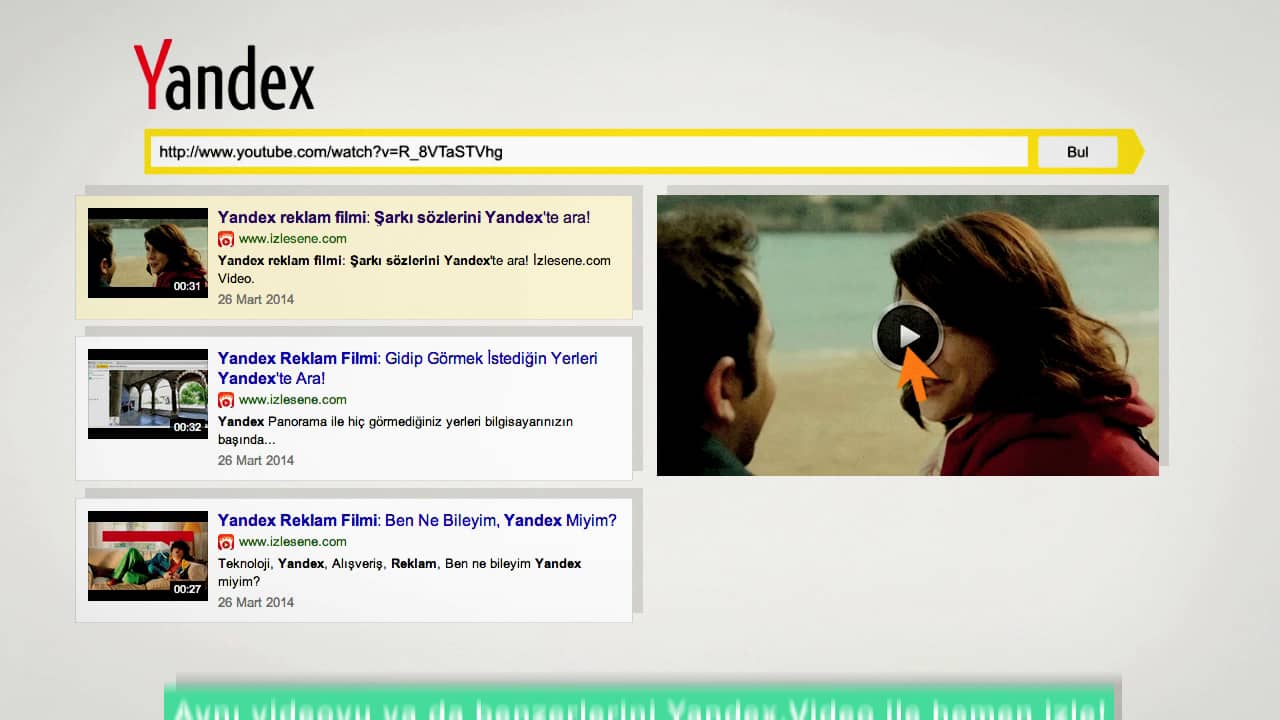 Aradığın tüm videoları Yandex.Video ile izle! on Vimeo