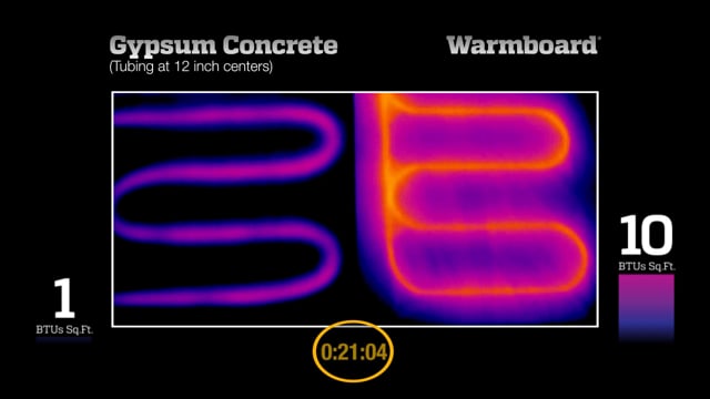 Energy Efficient Radiant Heat Performance | Warmboard Inc