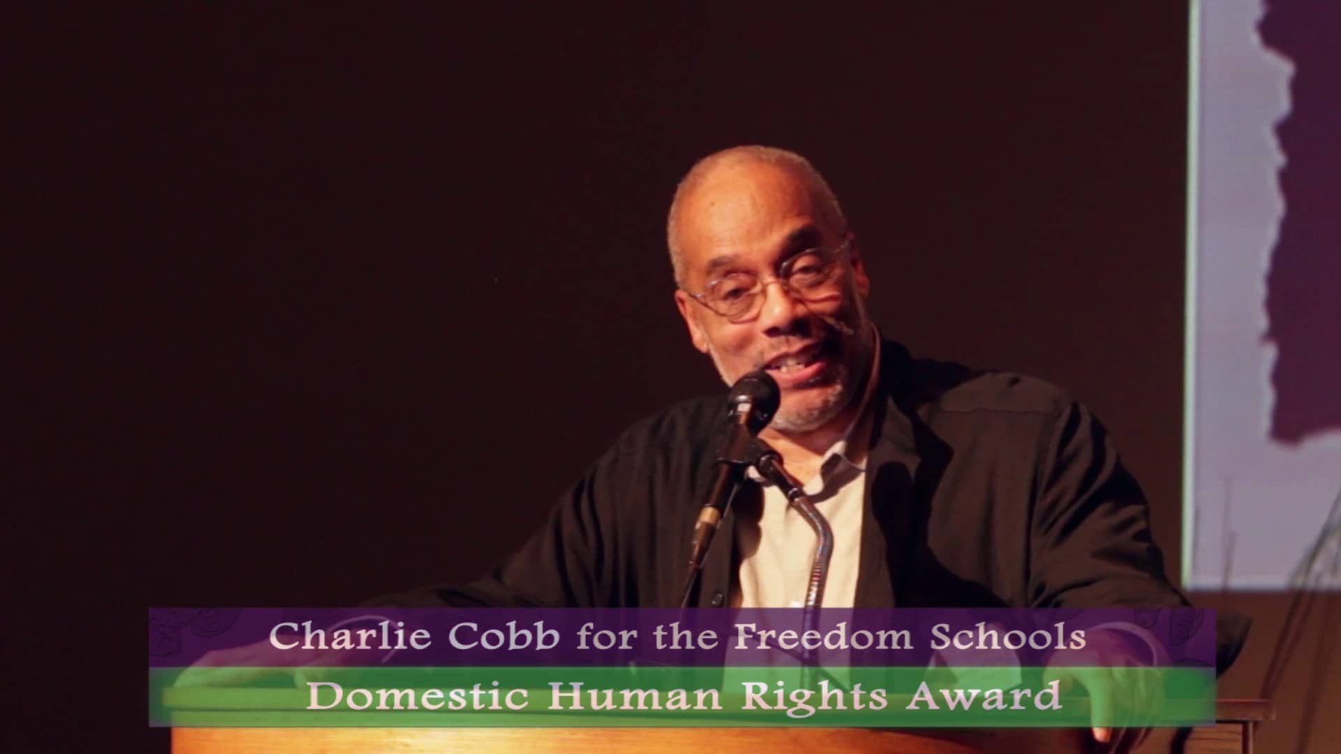 Charlie Cobb - 2014 Domestic Human Rights Award (Freedom Schools) on Vimeo
