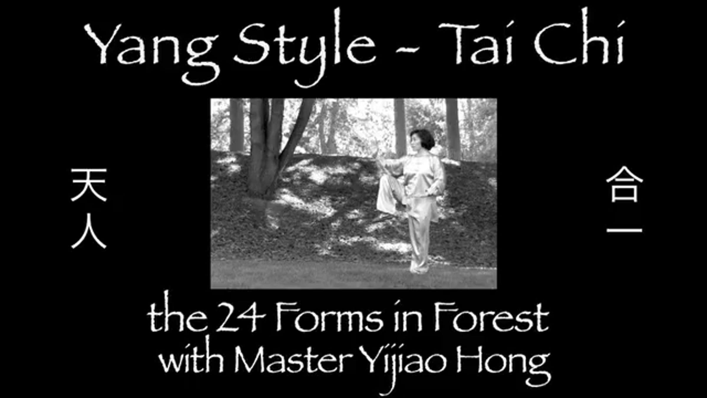 Tai Chi 24 Forms in Forest, Yang Style, with Master Yijiao Hong